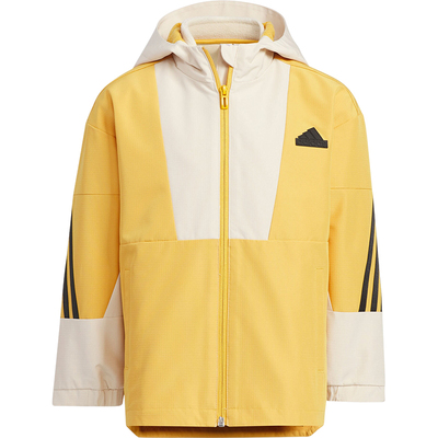 Adidas/阿迪达斯正品2023新款小童宽松二合一运动外套IY5029