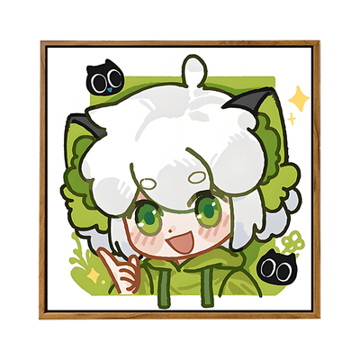 罗小黑战记2治愈卡通DIY数字油画