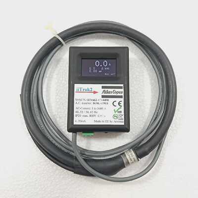 ATLAS COPCO IITRAK2 CURRENT METER/LOGGER 1630203910 SW 2.0.1