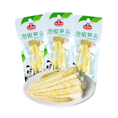 吉食道泡椒笋尖酸辣开袋即食