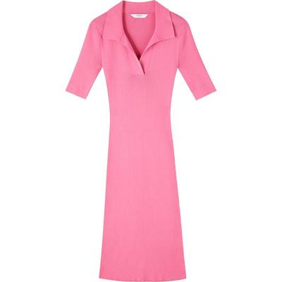 l.k.bennett粉色修身针织连衣裙