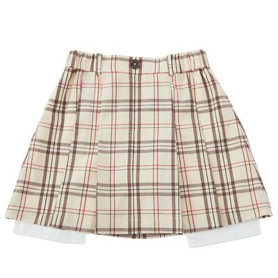 PawinPaw卡通小熊学院风短裙