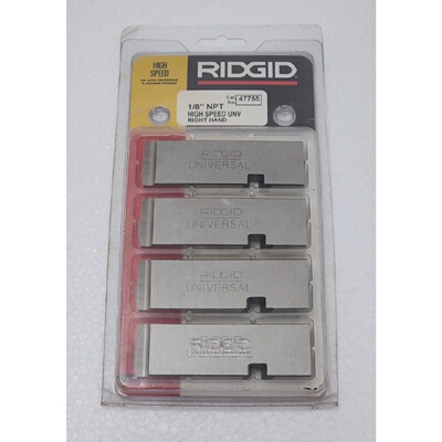 RIDGID 47755 18 NPT HIGH SPEED UNV RH PIPE DIES