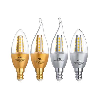 fsl佛山照明满天星led灯泡e14蜡烛节能宽电压AC100-265V 3500k