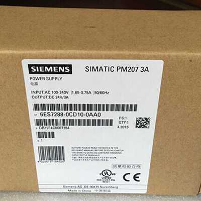 议价西门子6ES7288-0CD10-0AA0全新原装SMART200 PM207 24V/3A  0
