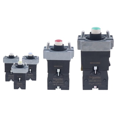 施耐德带灯按钮触点基座ZB2-BZ101C 102C 103 105C BWB31C BWM41C