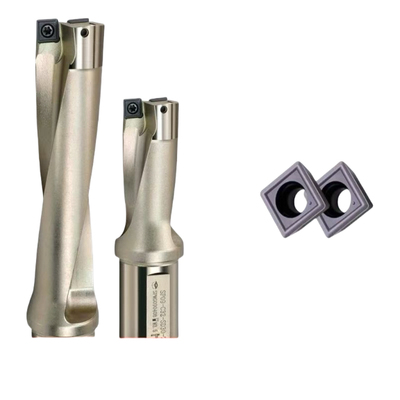 6倍U站WC/SP 加长无定心深孔U钻钻(进口H13材料)快速钻 12.5-60mm