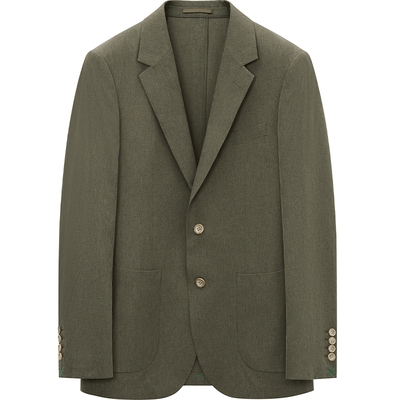 JDV灰绿百搭通勤西装商场同款