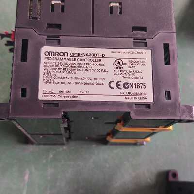 议价拆机欧姆龙PLC，CP1E-NA20DT-D，原装拆机，9成