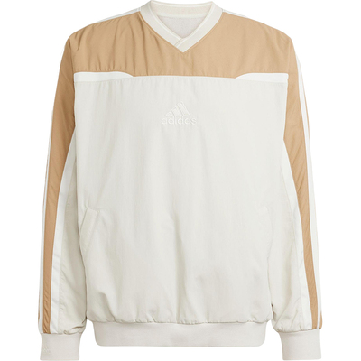 Adidas/阿迪达斯正品2025年春季男士V领梭织拼接卫衣JD5396