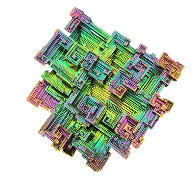 铋晶体金属原石化学元素摆件