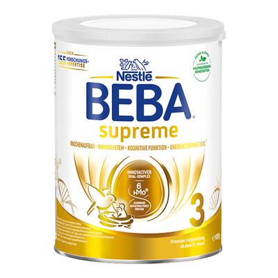 德国雀巢BEBA贝巴至尊新版六种HMO超高端婴幼儿奶粉3段原装进口