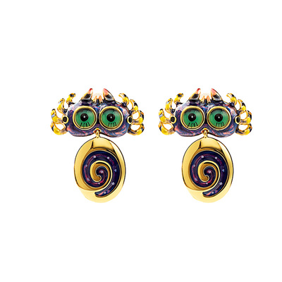 喜蛛系列耳环女可爱原创设计小众