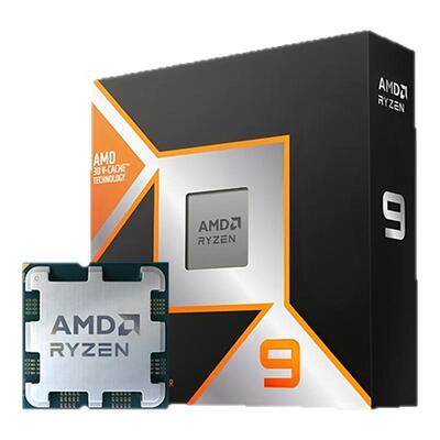 AMD R5 9500F 9600X 9700X 9850X3D 9900X 9950X3D散片CPU盒装