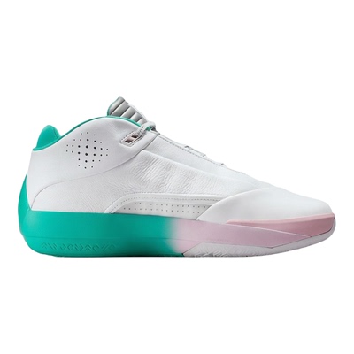 Nike耐克白绿男款低帮篮球鞋