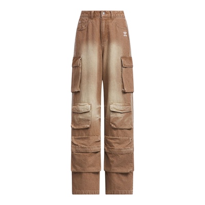 adidas阿迪达斯三叶草女子IH DENIM CARGO运动休闲长裤KC5871