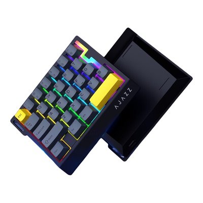 黑爵AK029磁轴机械键盘单手游戏小型有线便携FPS左手游戏电竞男生