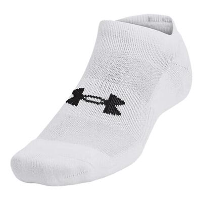 安德玛UA Training Cotton 3情侣训练运动短袜-3双装 1386313-100