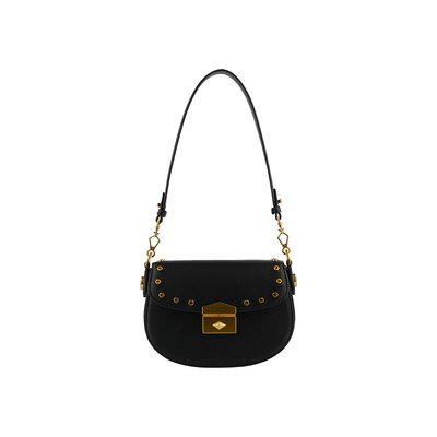 POURCHET/宝榭法国原创设计 CONCORDE 星光马鞍包女士单肩斜挎包