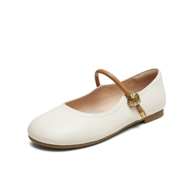 TATA他她女鞋新款方跟鞋子时尚百搭单鞋通勤真皮玛丽珍鞋YFF03CQ5