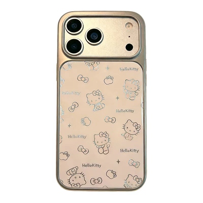 简约线条kitty猫适用苹果17promax手机壳iphone17新款16pro独特超好看14可爱13个性12网红爆款Air防摔保护套
