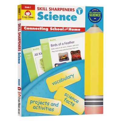 技能铅笔刀 科学练习册 二年级 Evan-Moor Skill Sharpeners Science Grade 2 英文原版 美国加州小学英语教辅教材 evanmoor