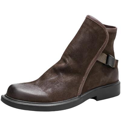 皮靴切尔西靴马丁靴软底