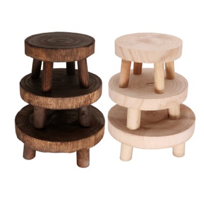 实木花盆架木质花凳迷你桌面花架