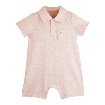 有机棉宝宝夏季短袖连体衣