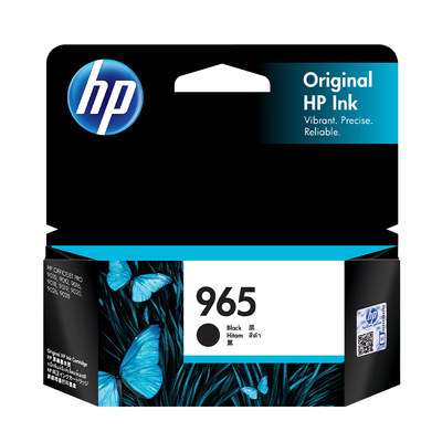 惠普原装965黑红黄蓝四色墨盒