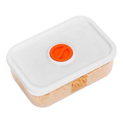 计时款480ml长方形收纳盒厨房冰箱食物保鲜盒大容量便携厨房用品