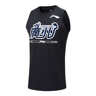 李宁正品男子排湿速干背心