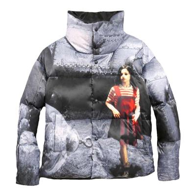 devilnut潮牌恶魔aty印花羽绒服