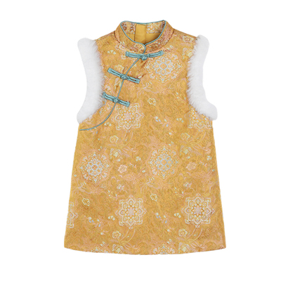 小O宝Okids童装女宝新中式连衣裙