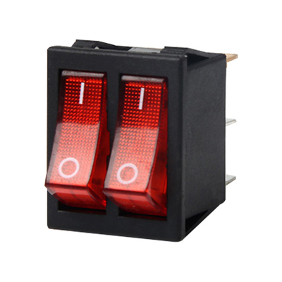 电饼铛开关船型kcd8-212n带灯