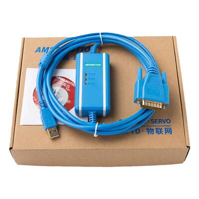 艾莫迅 兼容GE PLC编程电缆下载数据线GE 90 30系列IC690USB901