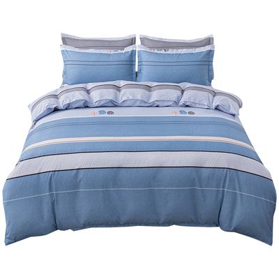 清仓四件套全棉纯棉床单被套简约