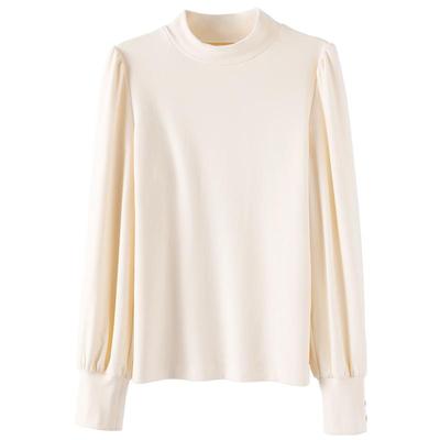 OSA欧莎德绒泡泡袖打底秋冬季