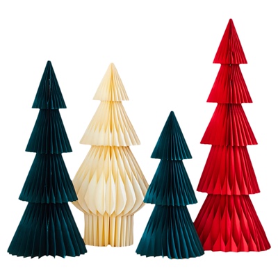 圣诞树装饰品纸质环保立体圣诞树