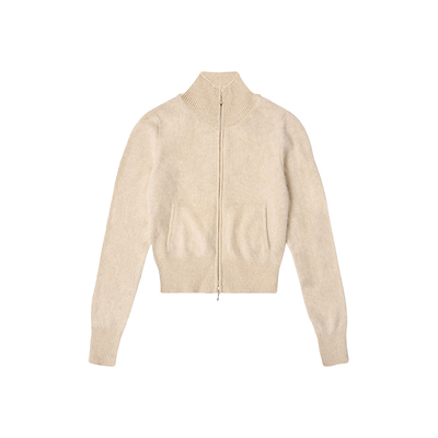 COMMXN·毛茸茸羊绒开衫冬季新款