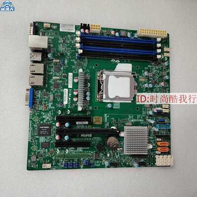 议价超微X11SSLF服务器主板支持IntelE31200V51151针CPU现货适用