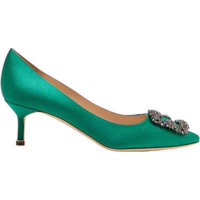 MANOLOBLAHNIK女士方扣高跟鞋