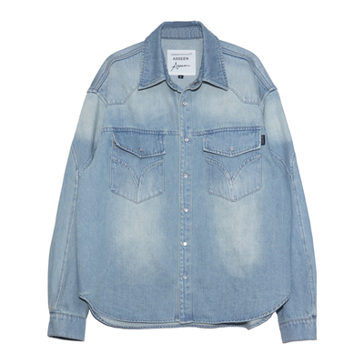 ASSEEN尔幸 解构分割复古西部牛仔衬衫 男女同款