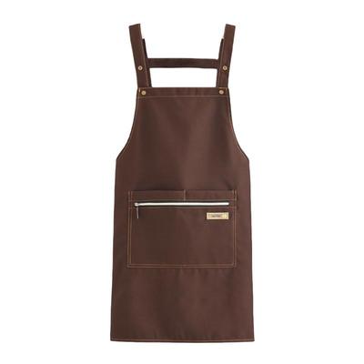 时尚帆布拉链兜可定制围裙