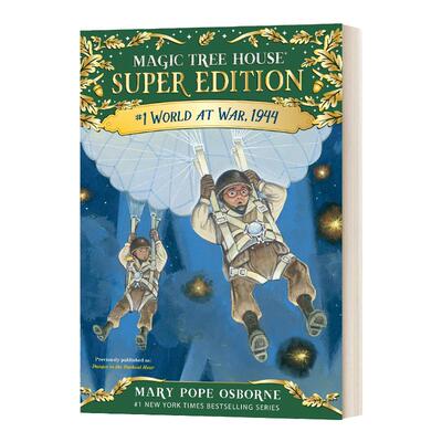 英文原版 World at War  1944 Magic Tree House Super Edition 神奇树屋超级系列 第二次世界大战 英文版 进口英语原版书籍