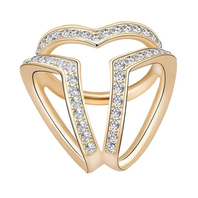 轻奢三环丝巾扣环女士高级感