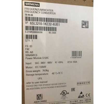 议价6SL3210-1KE32-4UB1西门子全新变频器6SL32101KE324AB1原装现