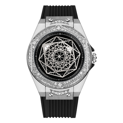 HANBORO镶钻时尚女士防水石英表