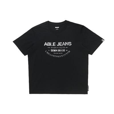 ABLEJEANS新款男士全棉T恤