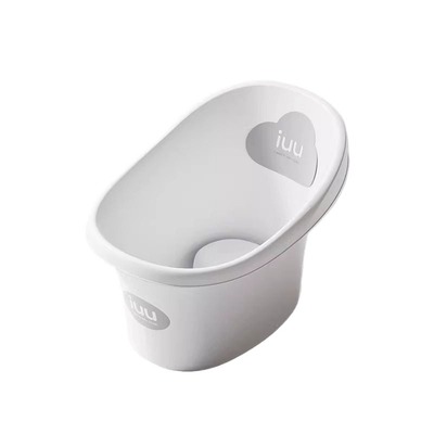 IUU儿童泡澡桶坐躺2用宝宝洗澡桶